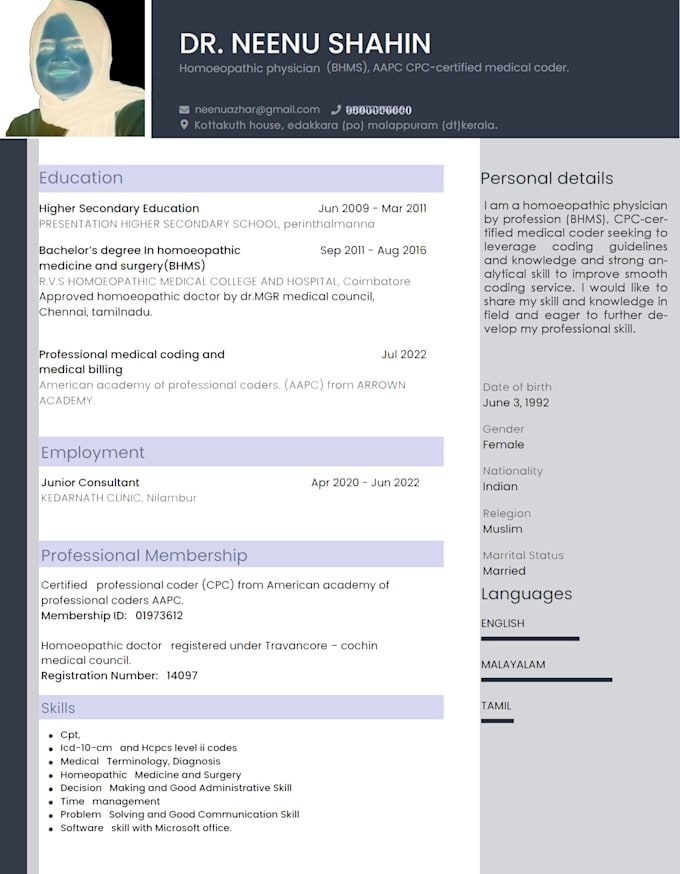 Design high profile resume for you by Liyashaiz952 | Fiverr
