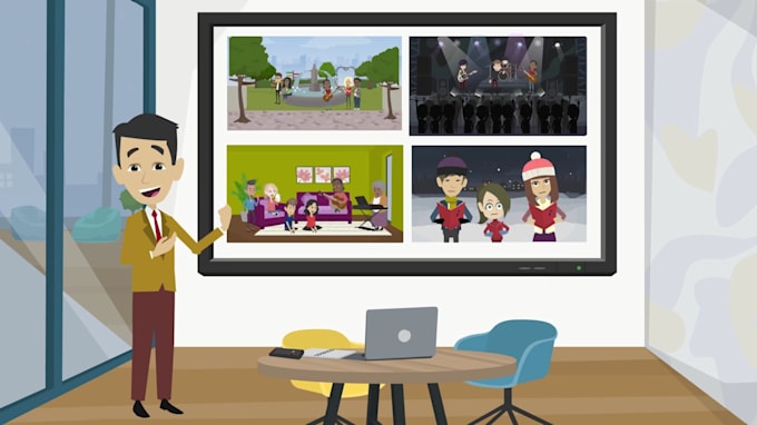 Tailor a 2d animated explainer, sales and explanation video by ...