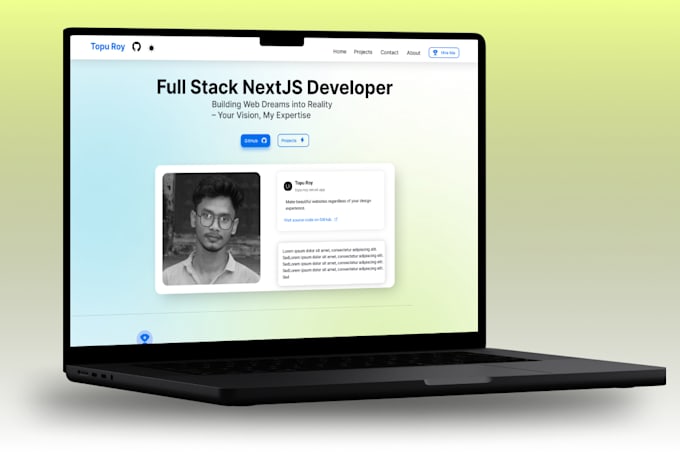 Create Professional Website With Nextjs And Tailwind Css By Topuwebdev Fiverr