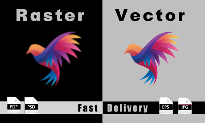 Digitalize your artwork with vector tracing by Razawi_graphics | Fiverr