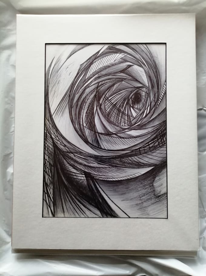 Produce abstract biro pen drawings by Artbynayan | Fiverr