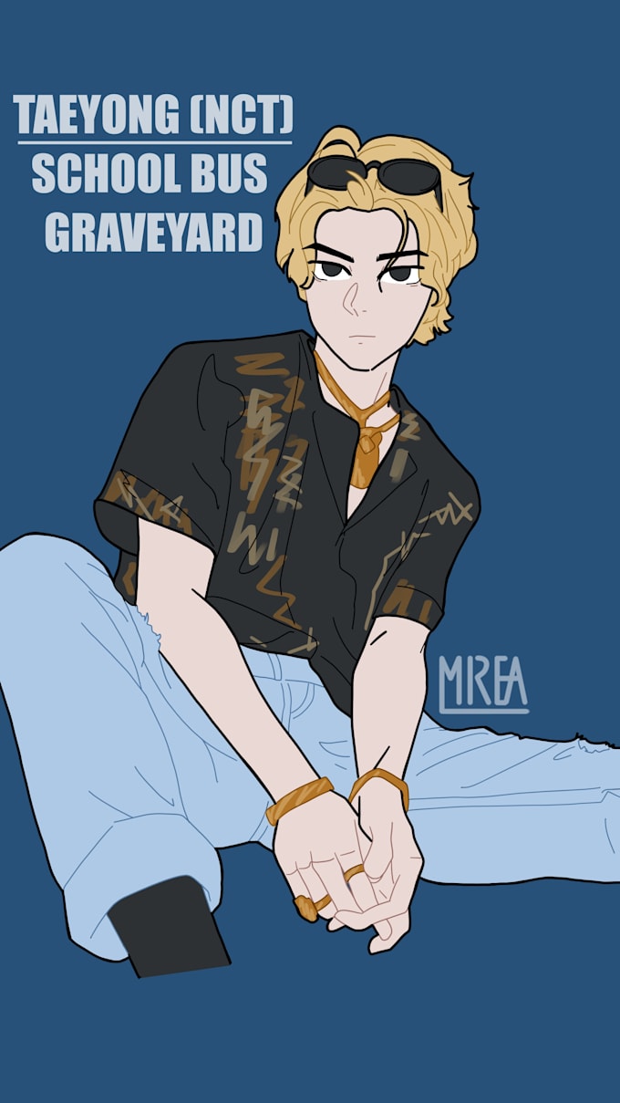 Draw people into webtoon art styles by Mirea_l | Fiverr