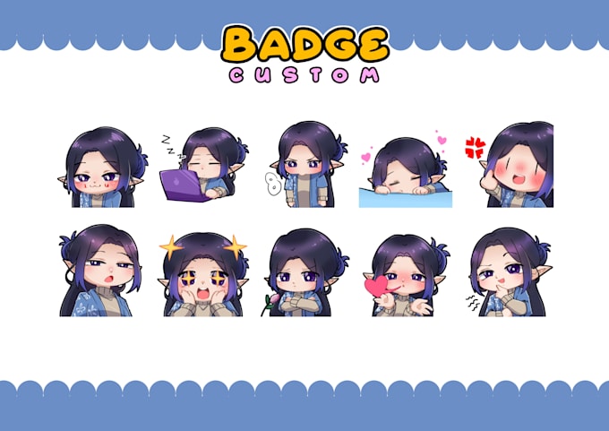 Draw sticker membership for your stream by Kurozen_ | Fiverr