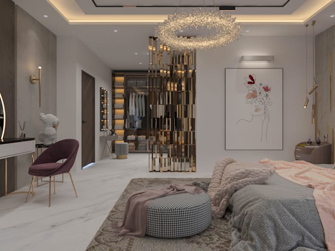 Design and render interior by 3d max by Ayaelbana | Fiverr