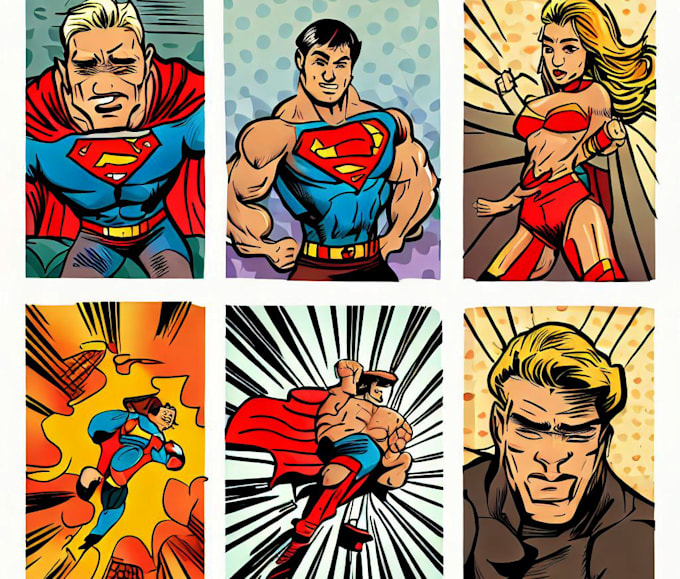 Draw amazing comic book art and custom illustration by Anitaarnol | Fiverr