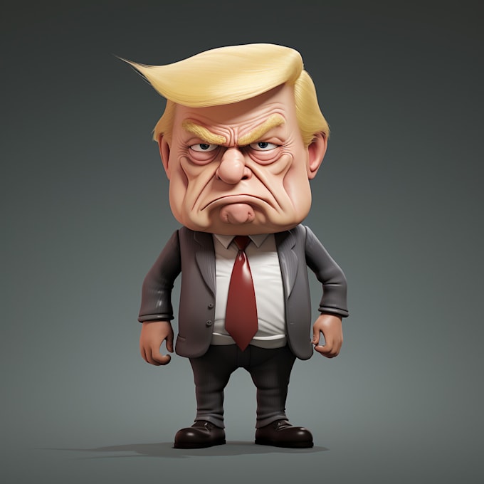 Draw a political cartoon or caricature by Nouxomadillo | Fiverr