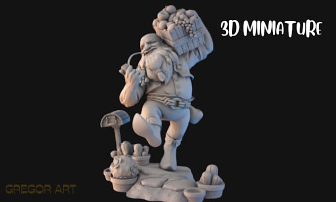 Sculpt custom 3d miniature warhammer 3d toys warhammer 40k for 3d ...