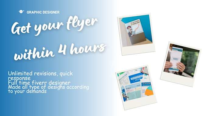 Design a professional flyer and poster within 4 hours by Hifzashabaz ...