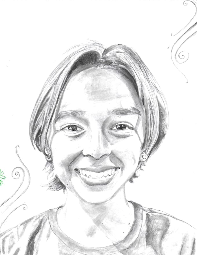 Draw a portrait for you of people you care about by Justin_cephas | Fiverr