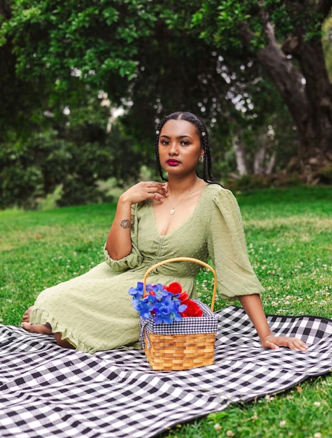 Be your professional poc curly hair female model by Vicandme | Fiverr