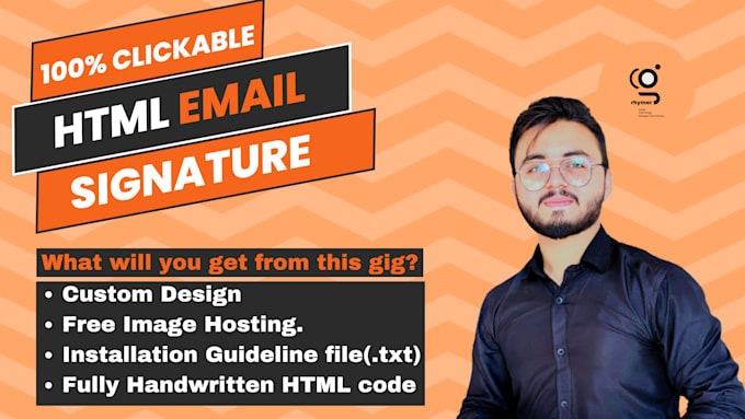 Create custom clickable html email signatures by Codesrhymer | Fiverr