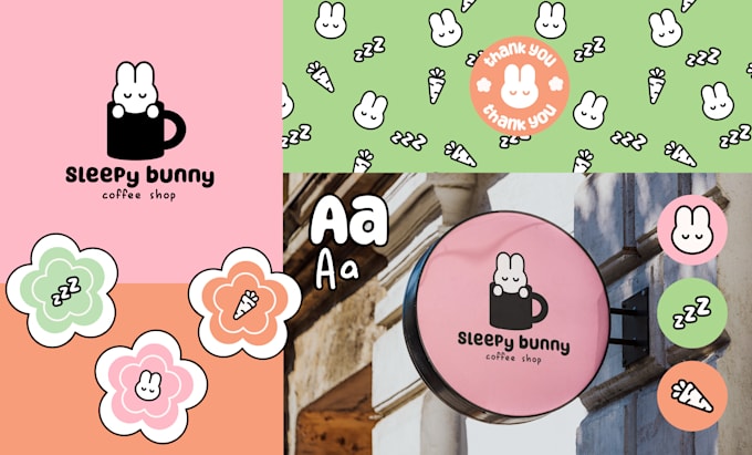 Design a cute logo for your brand by Karinadt | Fiverr