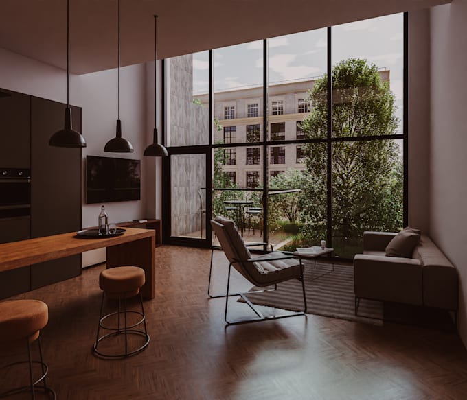 Do high quality realistic renders with a unique atmosphere and 3d ...