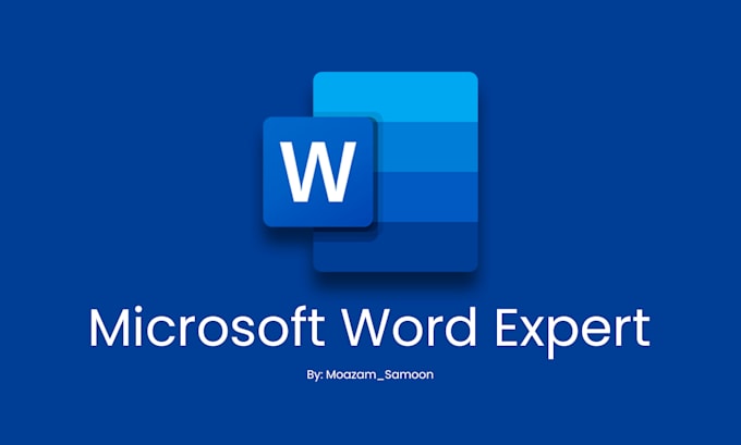 Create, edit, format, and design ms word document by Moazam_samoon | Fiverr