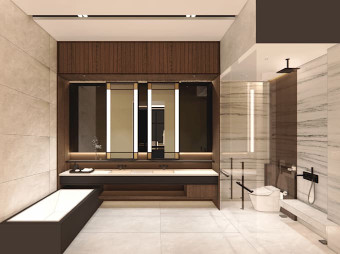 Create semi realistic interior and exterior 3d visualization rendering by Marthasekarr | Fiverr