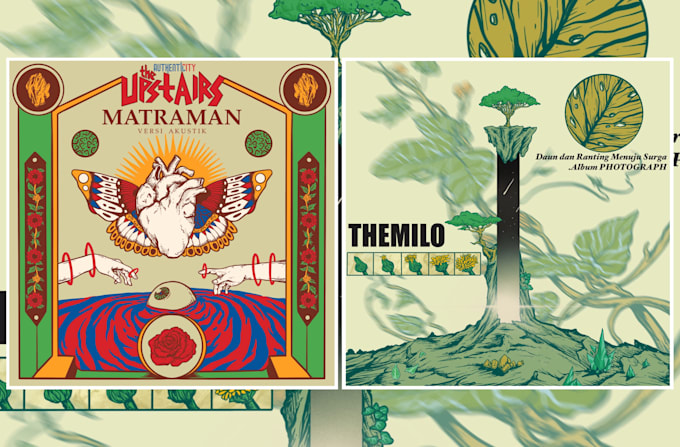 Illustrate album cover art for your music by Tribaksoro_std | Fiverr