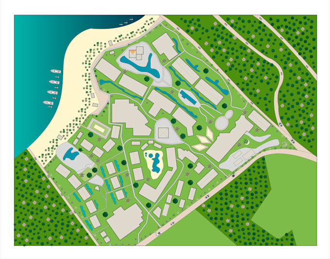 Draw a quick and basic map or siteplan by Namphm445 | Fiverr