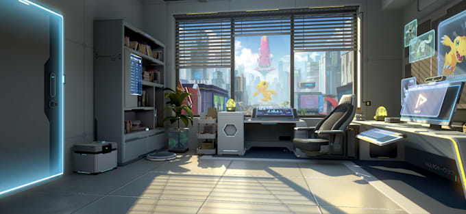 Creating 3d models and 3d game art scene for your game by Vivian_peng ...