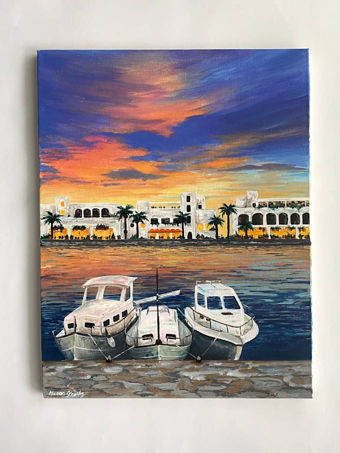 Paint any scenic pictures of your favourite photographs by Megan ...