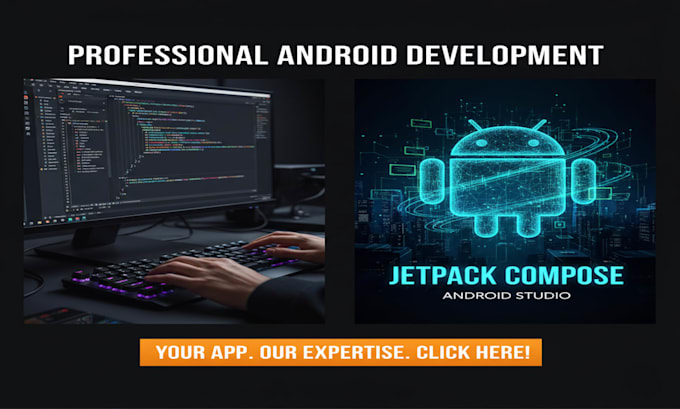 Develop android app with kotlin jetpack compose and material design by Giorgi_kvara | Fiverr