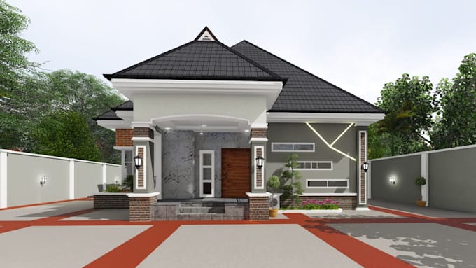 Create high quality archicad autocad 3d drawings rendering by ...