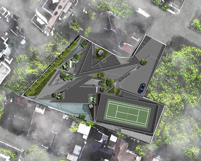 Render and model your projects with collage style by Ahdaassociates ...