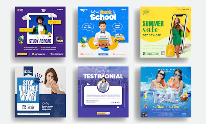 Design creative facebook ads, instagram ads design by Joygraphic22 | Fiverr