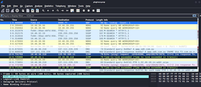 Analyze Wireshark Network Traffic Capture For Optimization By Sajanabimsara Fiverr
