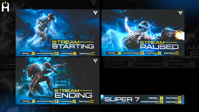 Amazing stream pack which include overlays, stream package by ...