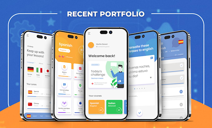 Develop android and ios mobile apps using react native and flutter by ...