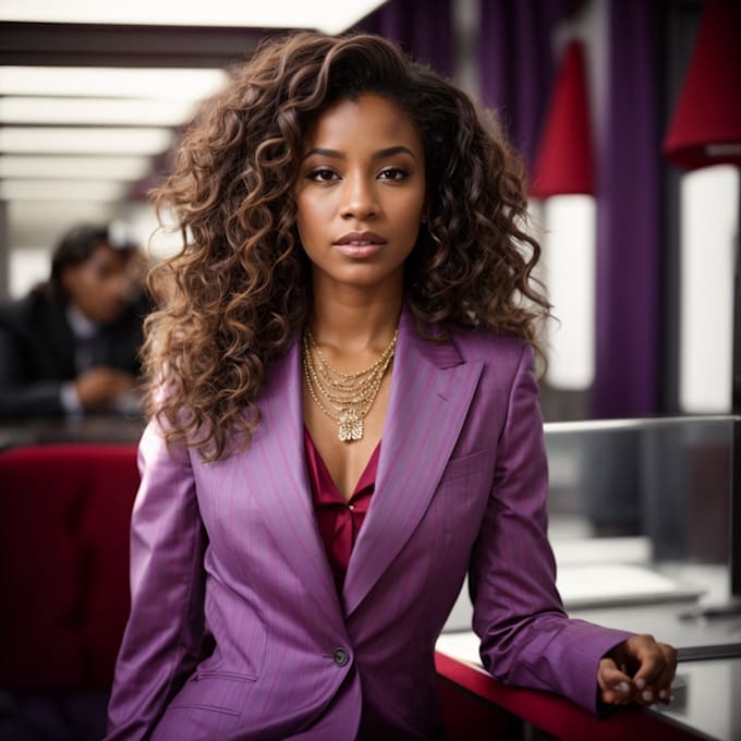 Create ai art, professional, realistic character, design, profile pic ...