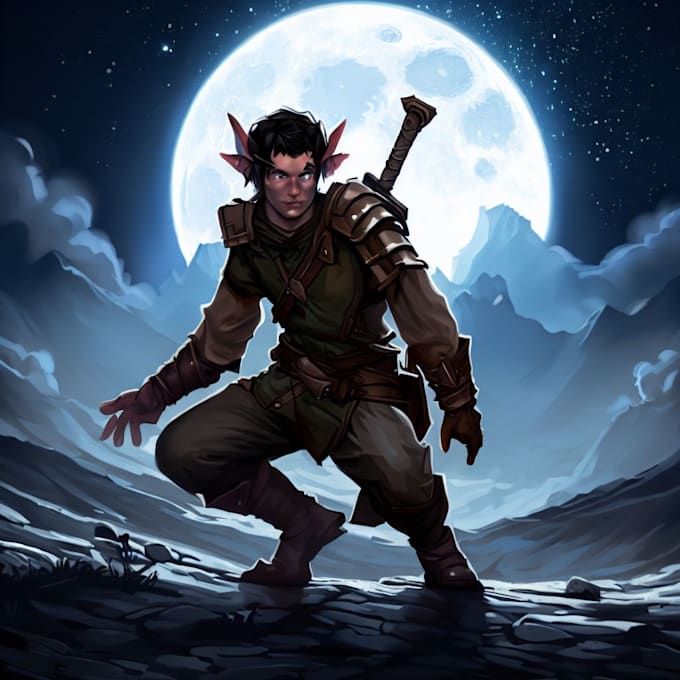 Make your dnd character art by Antander | Fiverr