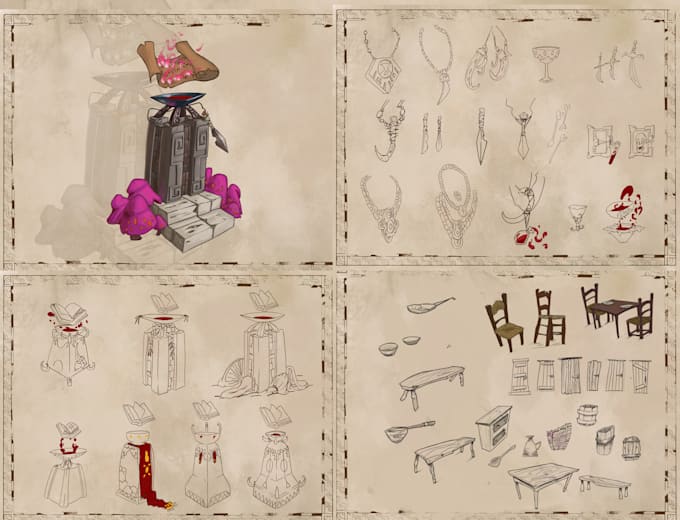 Prop designs for your game and movie project by Vagelistheoch | Fiverr