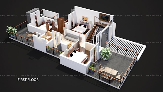 Transform your architectural plans into immersive 3d models by Archi3d ...