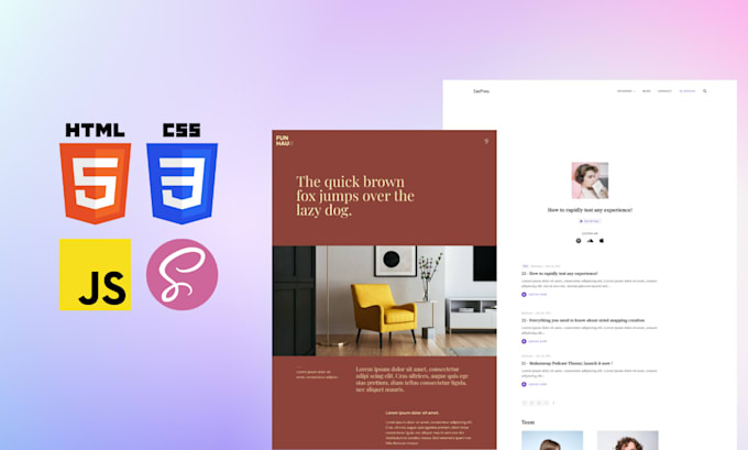 Convert Figms Psd Xd Design To Html Css Javascript By Maxson Fiverr 