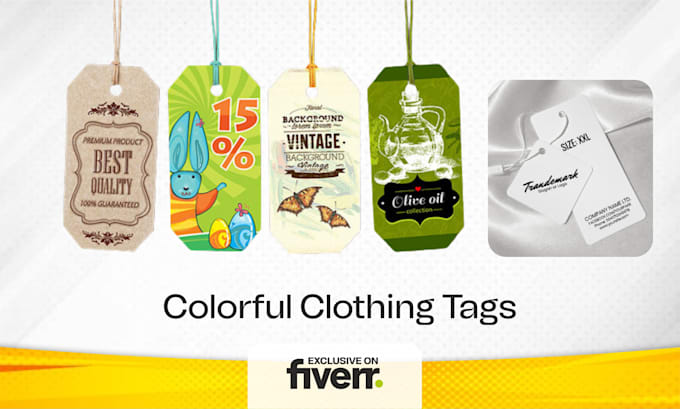 Design care lable, hang tag and woven lable ready to print by ...