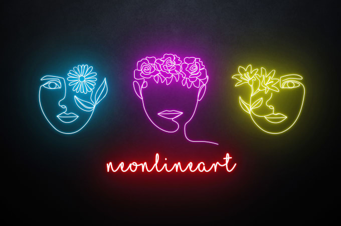 Do attractive neon art work ,neon logo in just 10 hours by Siddiqui ...