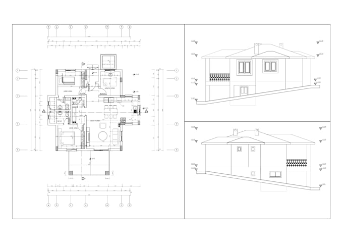 Design your architectural 2d plans in autocad by Syarligan123 | Fiverr