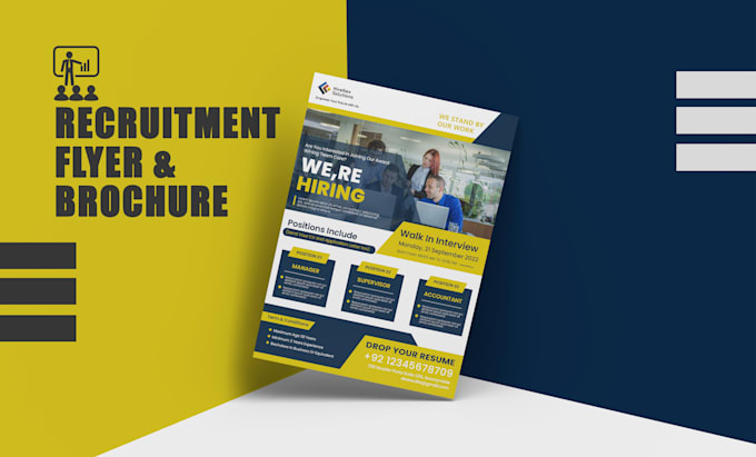 Design engaging job hiring, job recruitment flyer brochures by Mlazeer ...