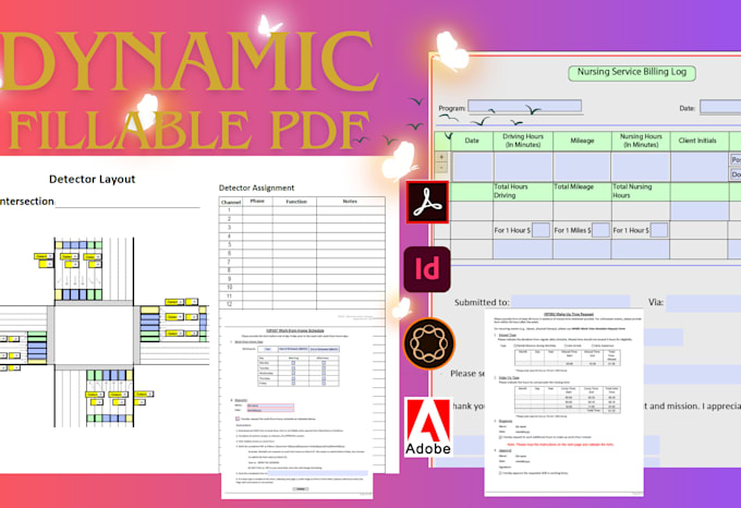 Create dynamic fillable pdf forms within 2 hours by Tharindunir | Fiverr