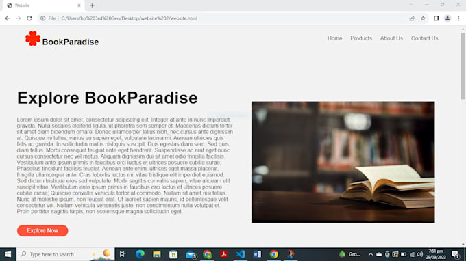 Create fully responsive website through html,css, javascript by ... Create fully responsive website through html,css, javascript by ...