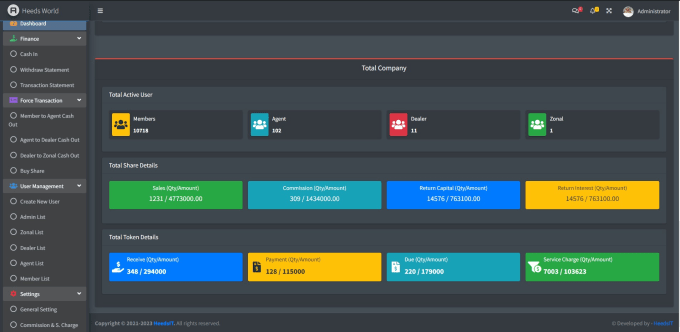 Develop laravel website and restful api for frontend, backend and ...