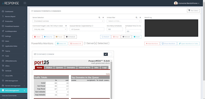 Install iresponse v4 mailing app with powermta smtp with key by Service ...