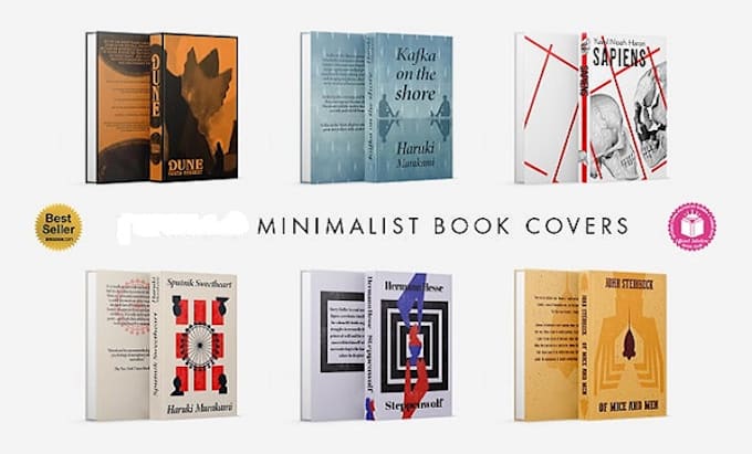 Design a standard minimalist book cover by Mutti_designer | Fiverr