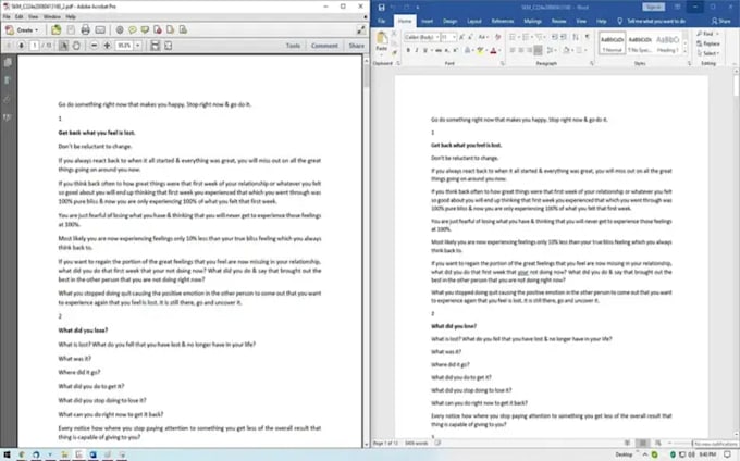 Manual type data and transcribe pdf documents into ms word format by Umehabiba415 | Fiverr