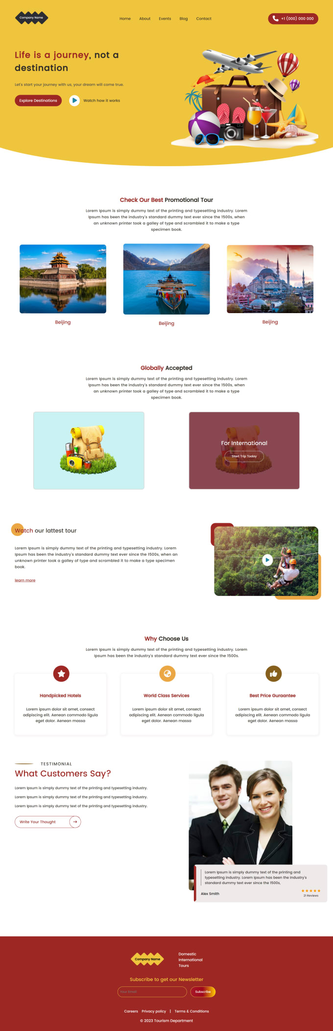 Do Frontend Web Development Html Css Javascript Bootstrap Landing Page By Aneeskhan15603
