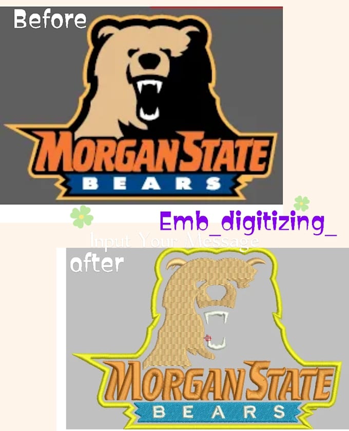 Perfectly digitize logo, convert file, dst, jef,dsb, embroidery design ...