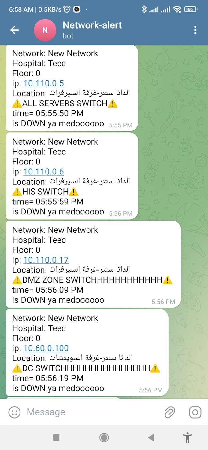 Make a python script for monitoring your network devices by Mohamed ...