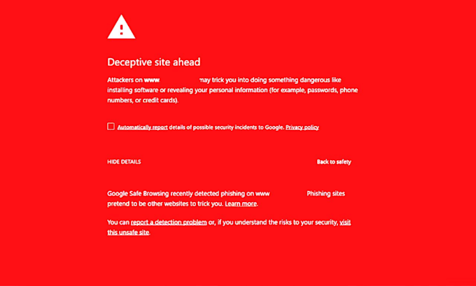 Do google blacklist removal fix browser red warning from hacked ...
