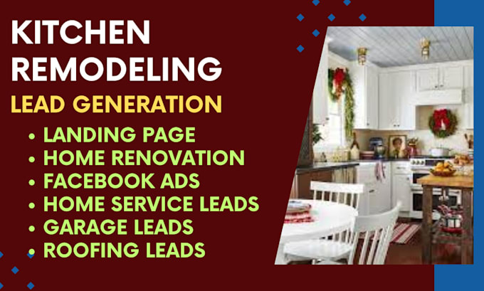 Home remodeling lead generation kitchen improvement landing page by ...